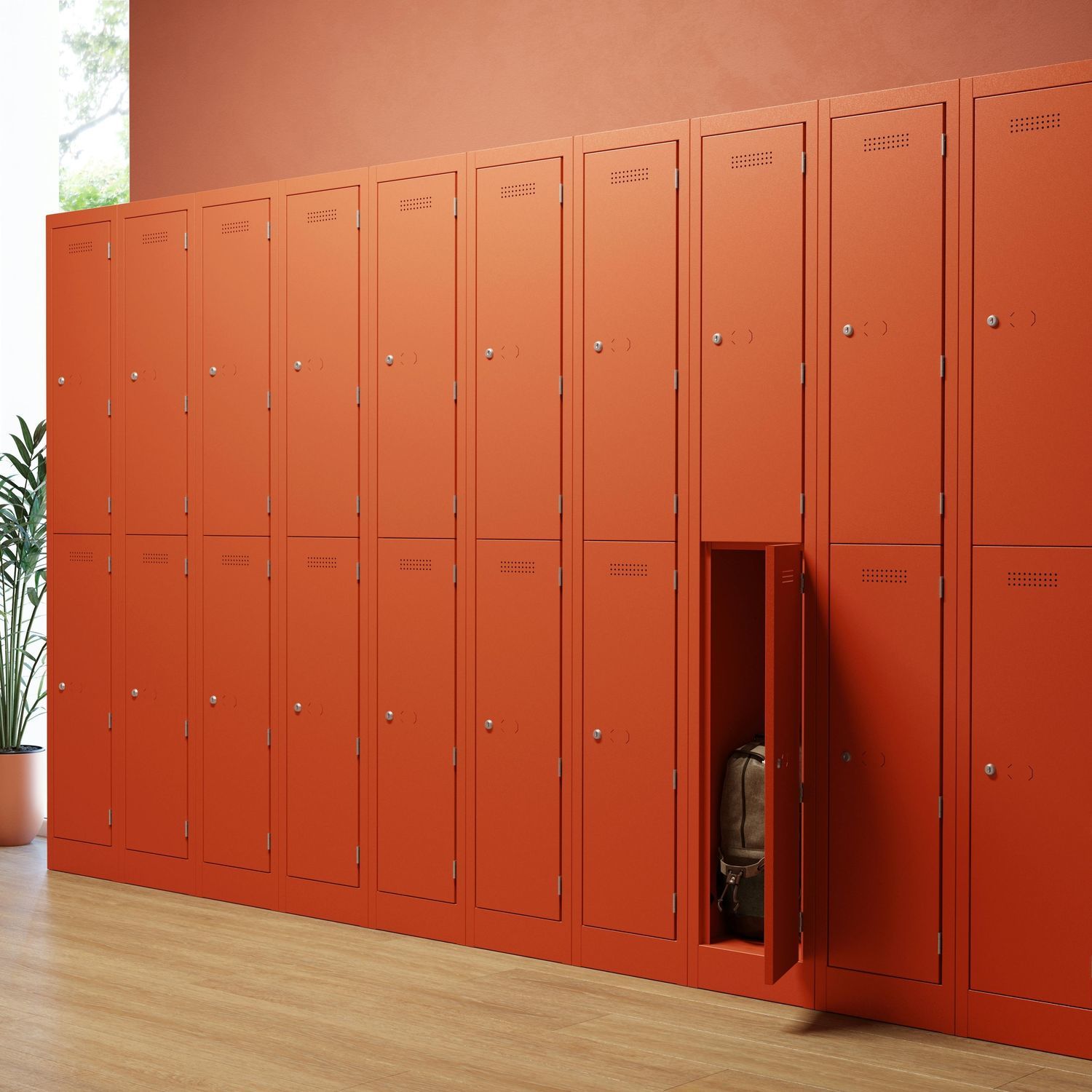 Steel storage locker - PRIMARY - BISLEY - commercial / for public ...