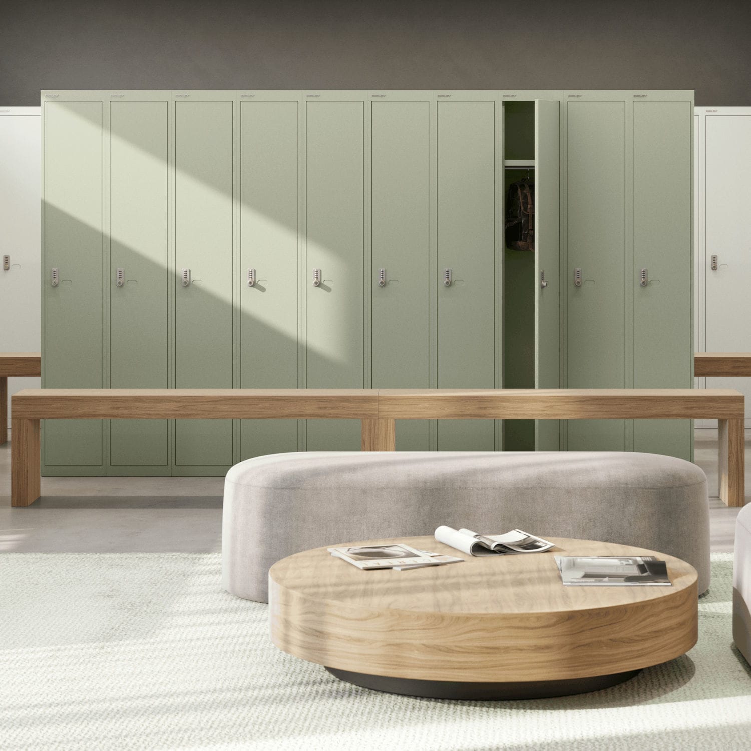 Steel storage locker - CLK series - BISLEY - key / commercial / for office