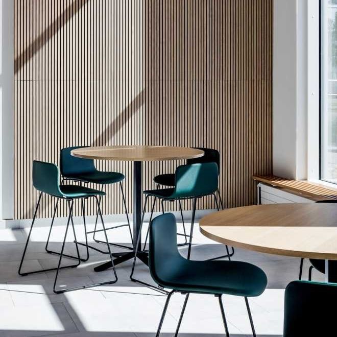 Contemporary table - ALKU - Martela - oak / ash / laminate