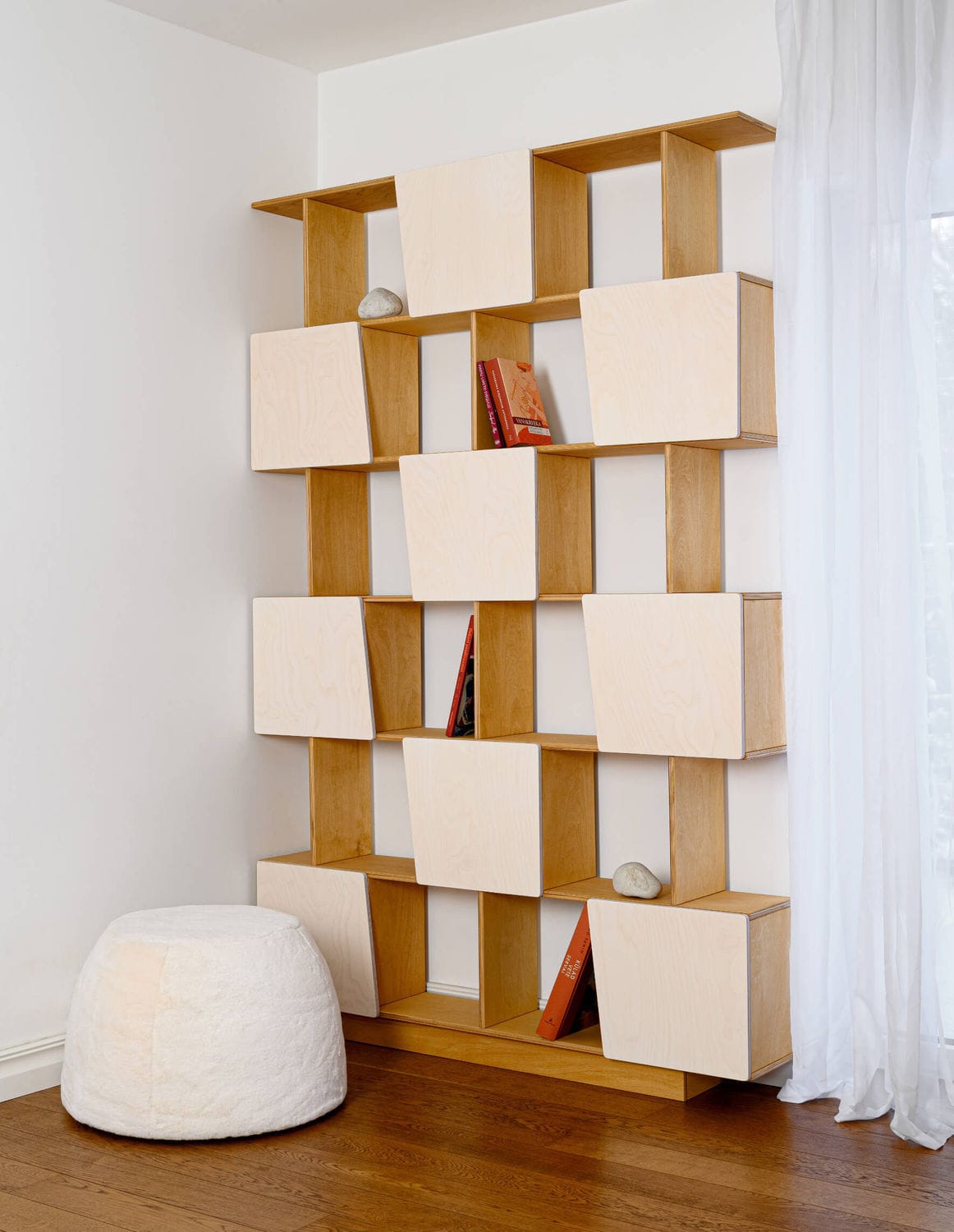 Wall-mounted shelf - STEP - Radis Furniture - high / room divider ...