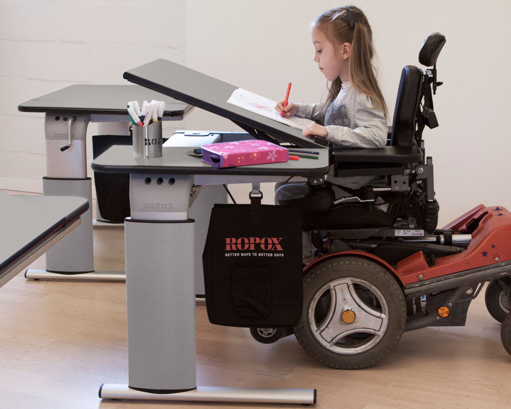 Contemporary drafting table - VISION - Ropox A/S - laminate / metal ...