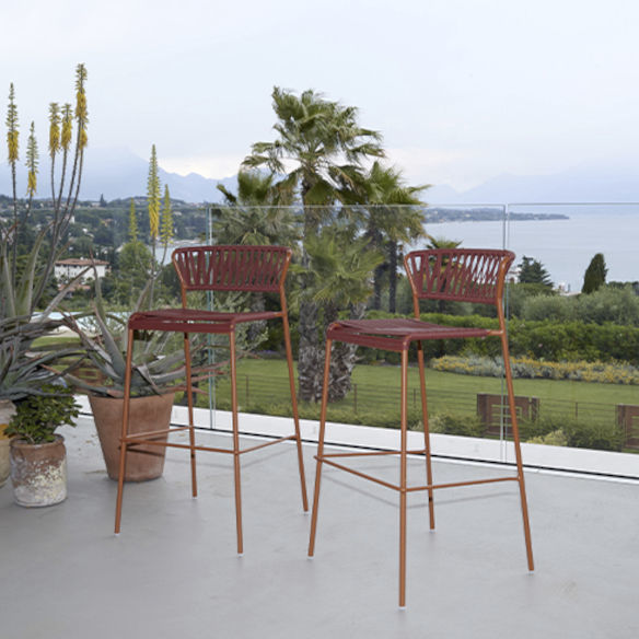 Contemporary bar chair - Lisa Club - SCAB GIARDINO SPA - outdoor ...