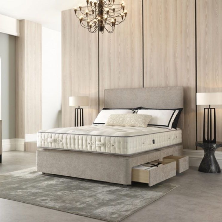 Double mattress - LEGATUS 9 000 - HARRISON SPINKS - spring / white / cotton