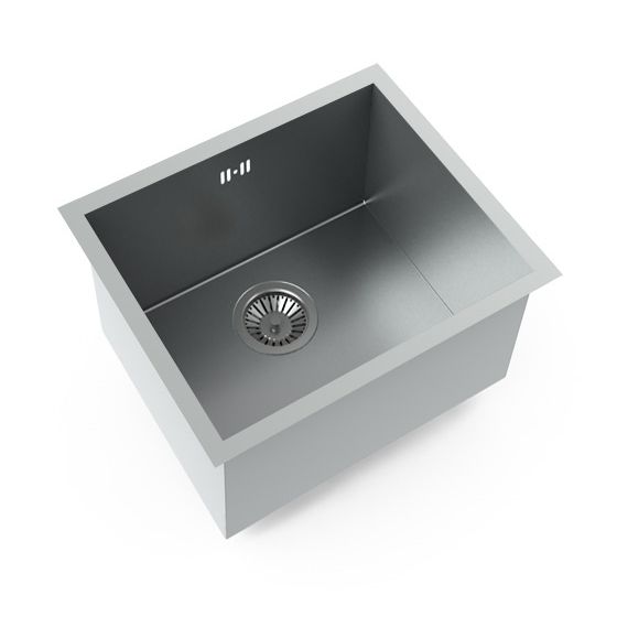 Single-bowl kitchen sink - MOMENTO L400 - STEEL TIME SRL - without ...