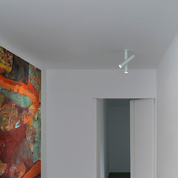 Contemporary ceiling light - TUBES - NEMO - tubular / vertical ...