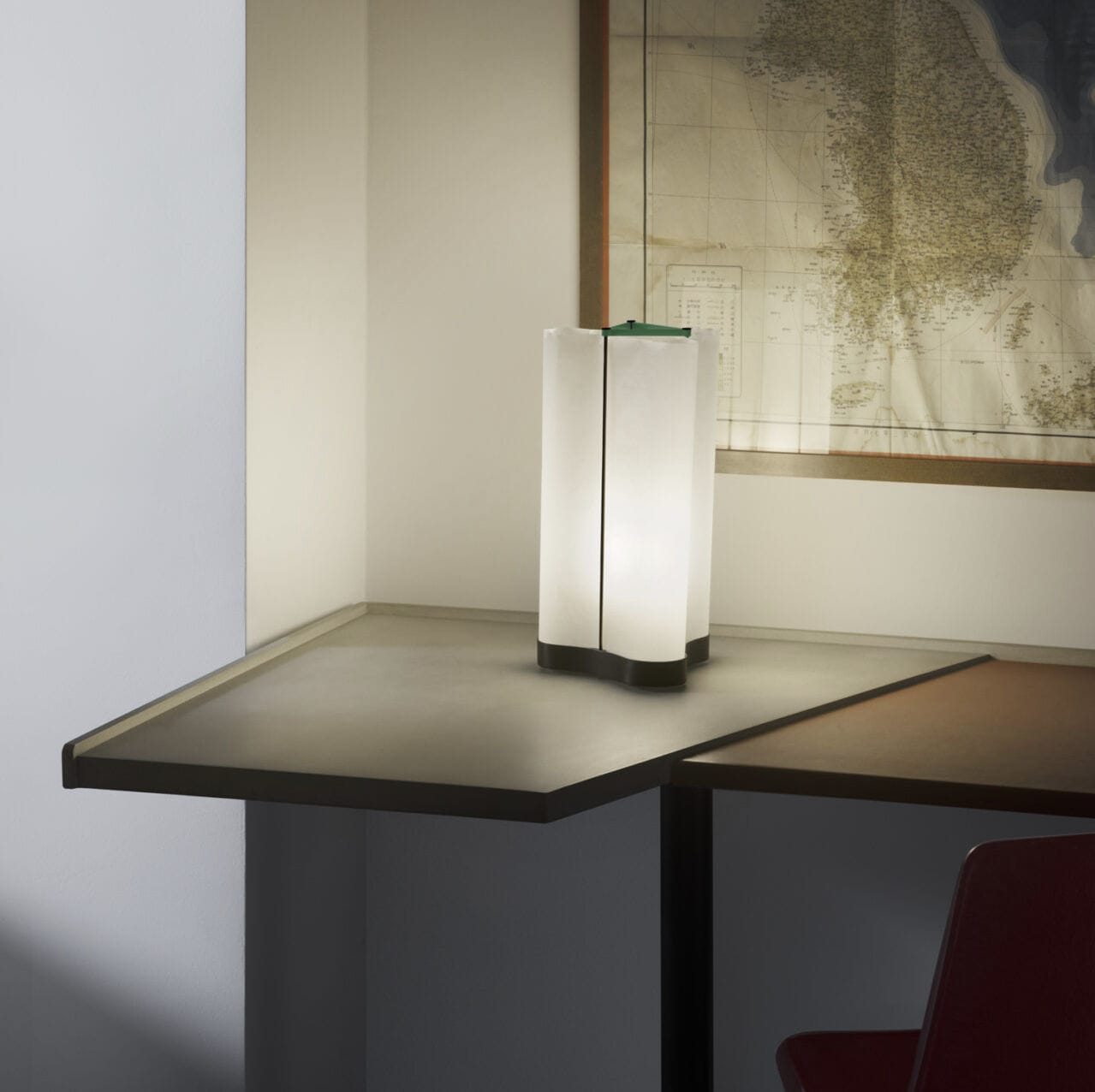 Table lamp - CABANON - NEMO - paper / contemporary / corded