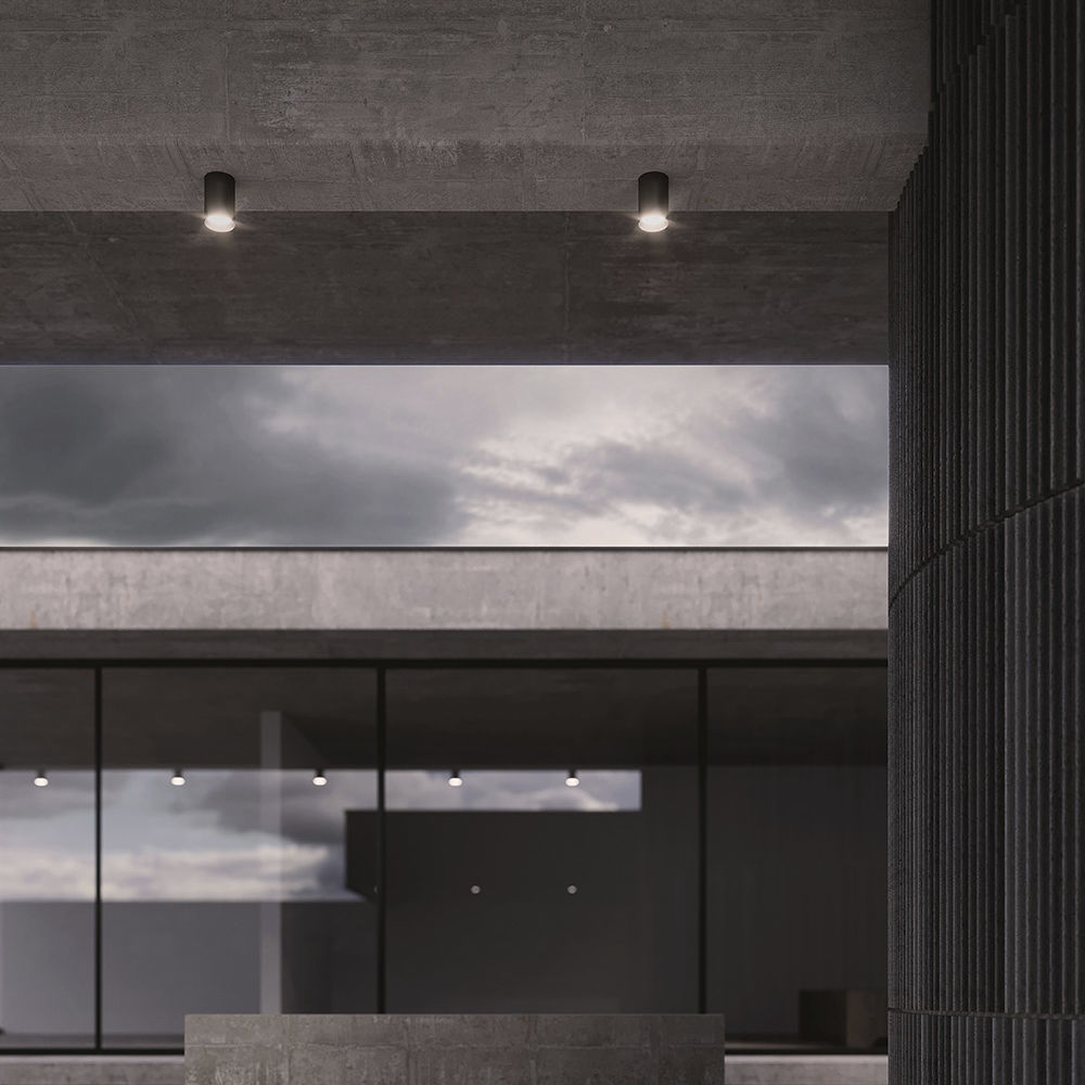 Ceiling-mounted downlight - LUX - NEMO - LED / round / IP65