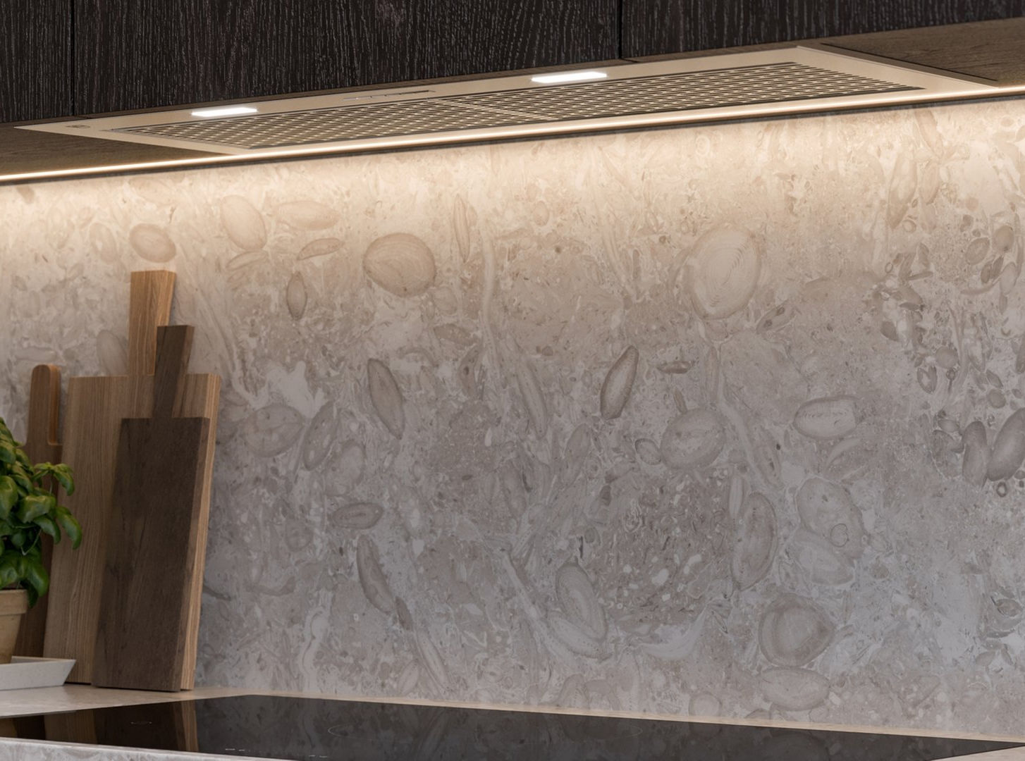 Wall-mounted range hood - V4000 - V-ZUG AG - ductless / with built-in ...