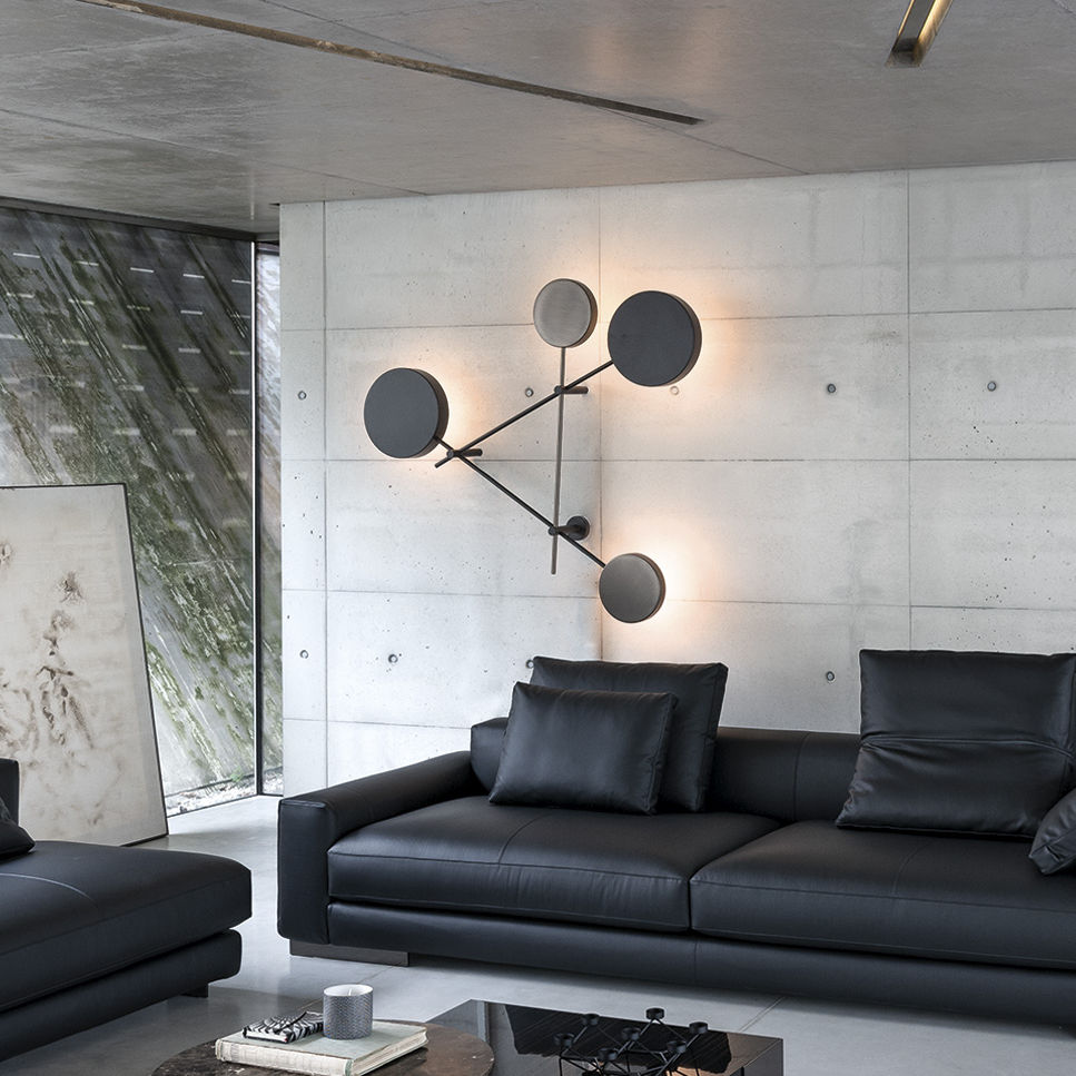 Original design wall light - IRIDE - arketipo - indoor / metal / home