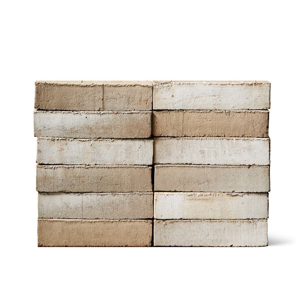 Facade brick - 2.1.35 WHITE BONASUS - Egernsunder Ziegel GmbH - solid ...