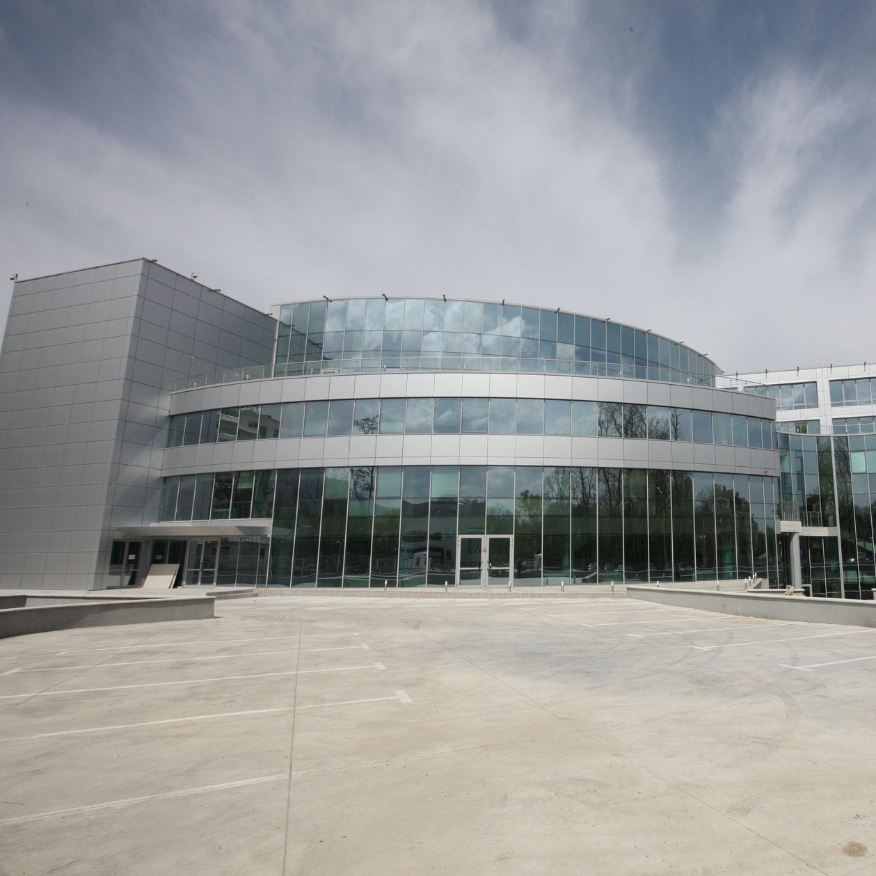 Prefabricated panel curtain wall - E85 - ETEM - aluminum and glass ...