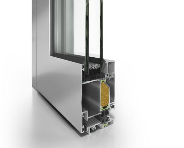 Metal door profile - ED68 - ETEM - security / high