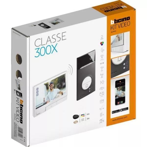White audio door intercom - Classe 300X - LEGRAND - black / for ...