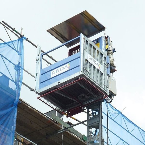 Construction site freight elevator - 300 Z/ZP - GEDA GmbH - building
