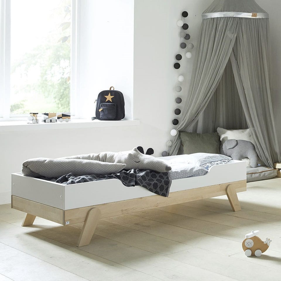 Single bed - Junior - LIFETIME Kidsrooms - contemporary / child's / birch