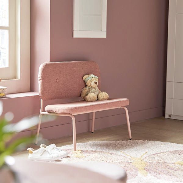 Contemporary bench - Chill - LIFETIME Kidsrooms - metal / fabric / with ...