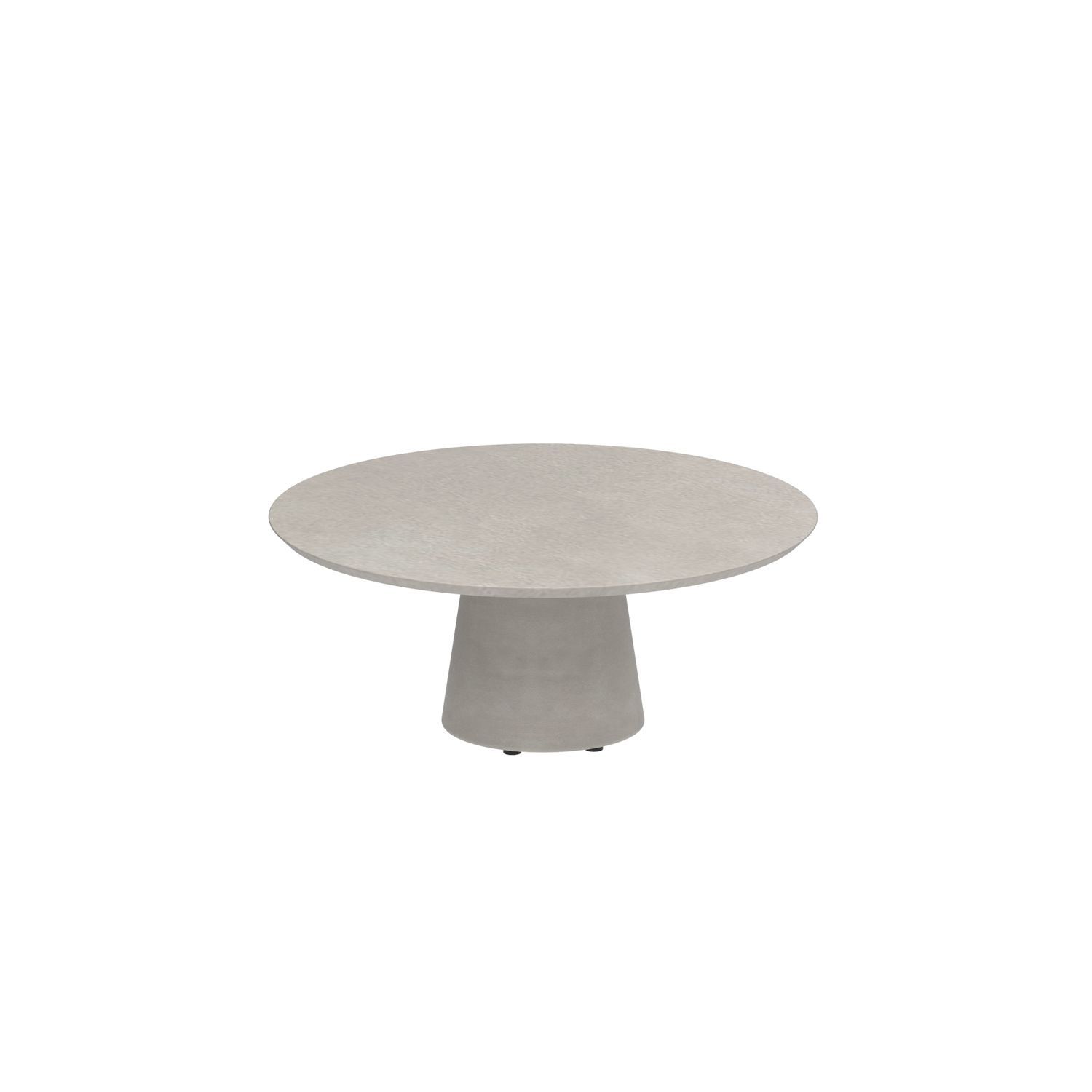 Contemporary table - CONIX - Royal Botania - ceramic / concrete base / round
