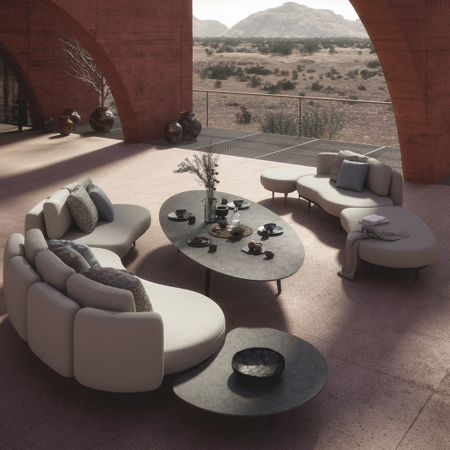 Contemporary coffee table - STYLETTO - Royal Botania - ceramic ...