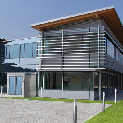Aluminum solar shading - VB-H-240-ND-00 - MLL-HAMBURG® - for facade ...