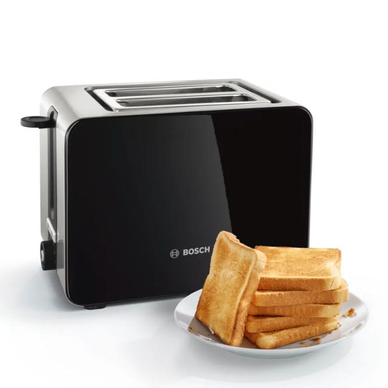 2-slice toaster - TAT7203GB - BOSCH - metal