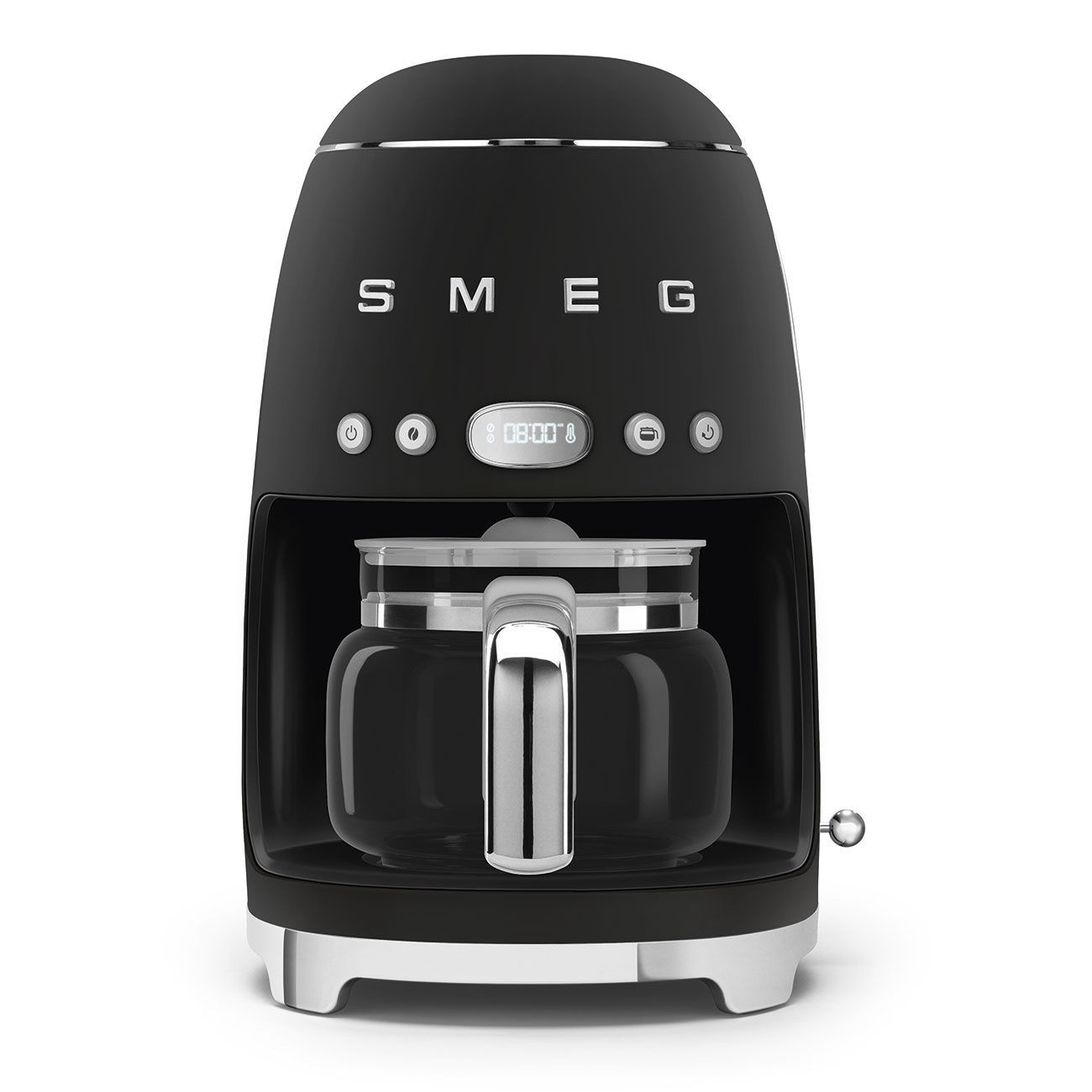 Filter coffee machine - DCF02BLMEU - SMEG - manual / black / gray