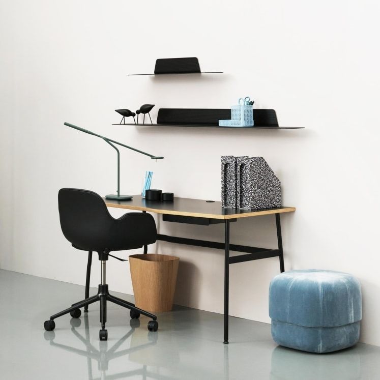 Free-standing desk - JOURNAL - Allsteel - contemporary / MDF / straight