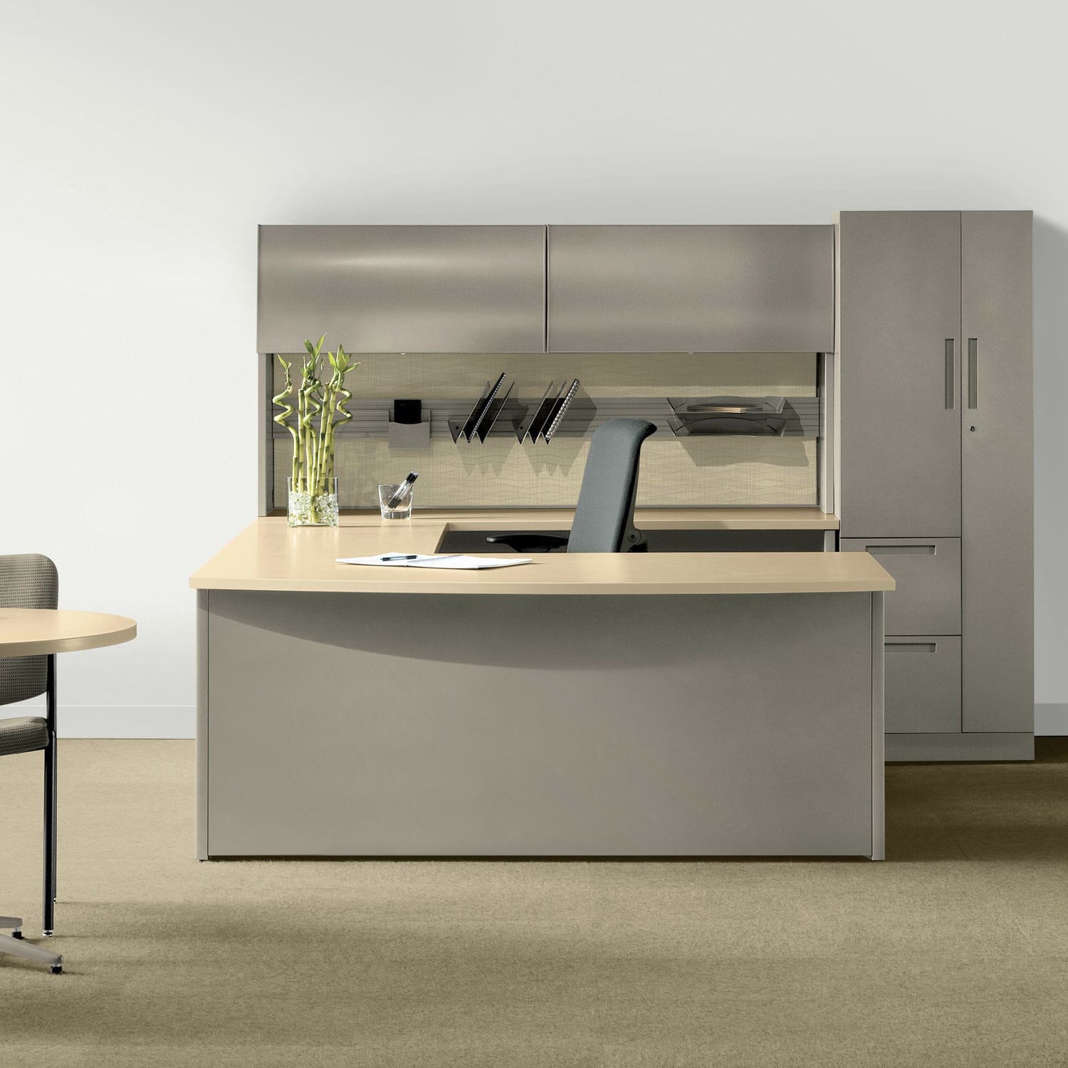 Commercial desk and storage set - CADENCE - Allsteel