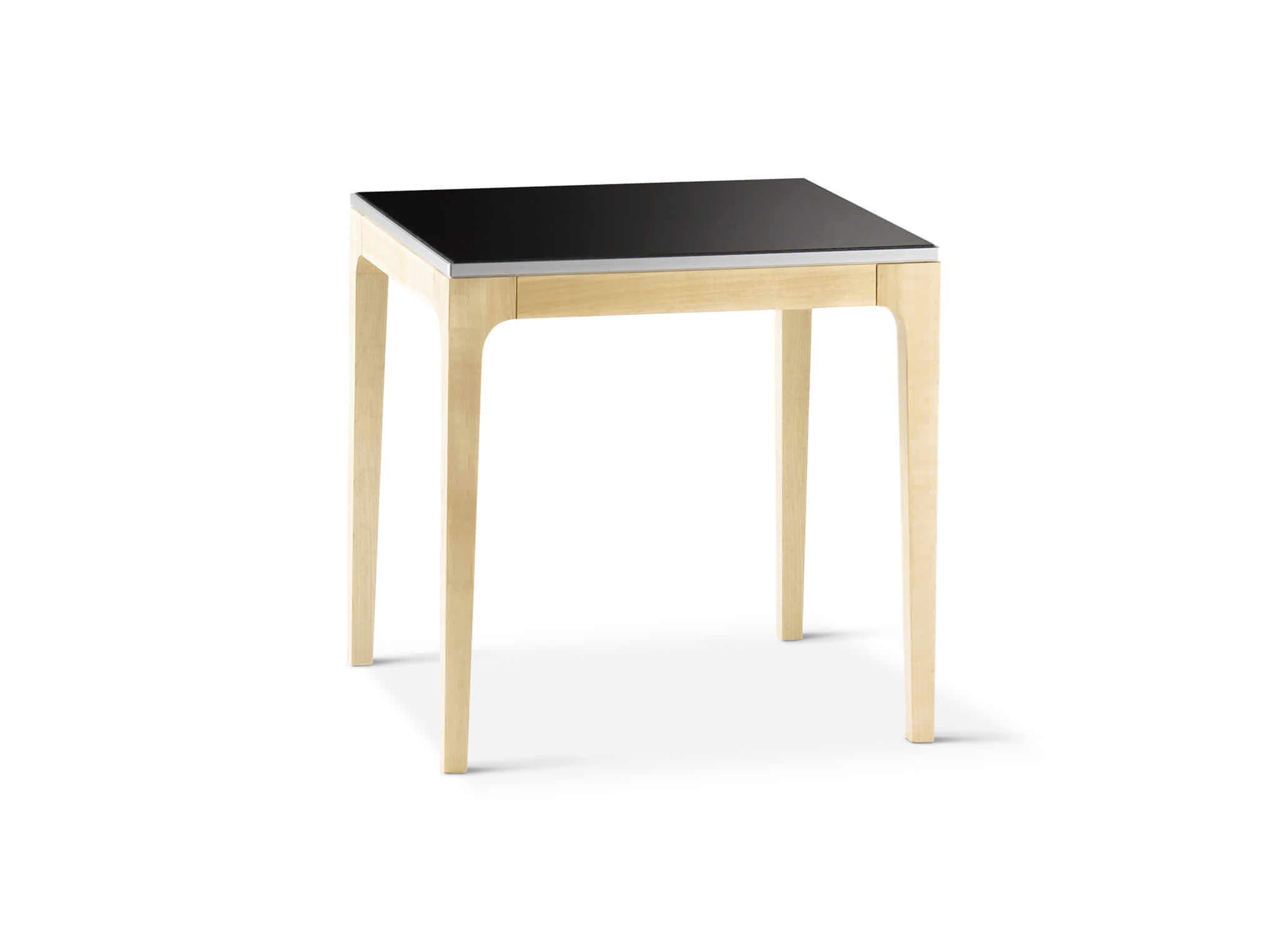 Contemporary side table - KENNA - Gunlocke - wooden / marble / square