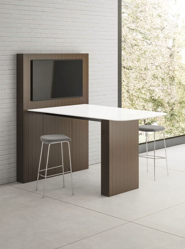 Contemporary multimedia cabinet - BRIEFING™ - Gunlocke - modular / for ...