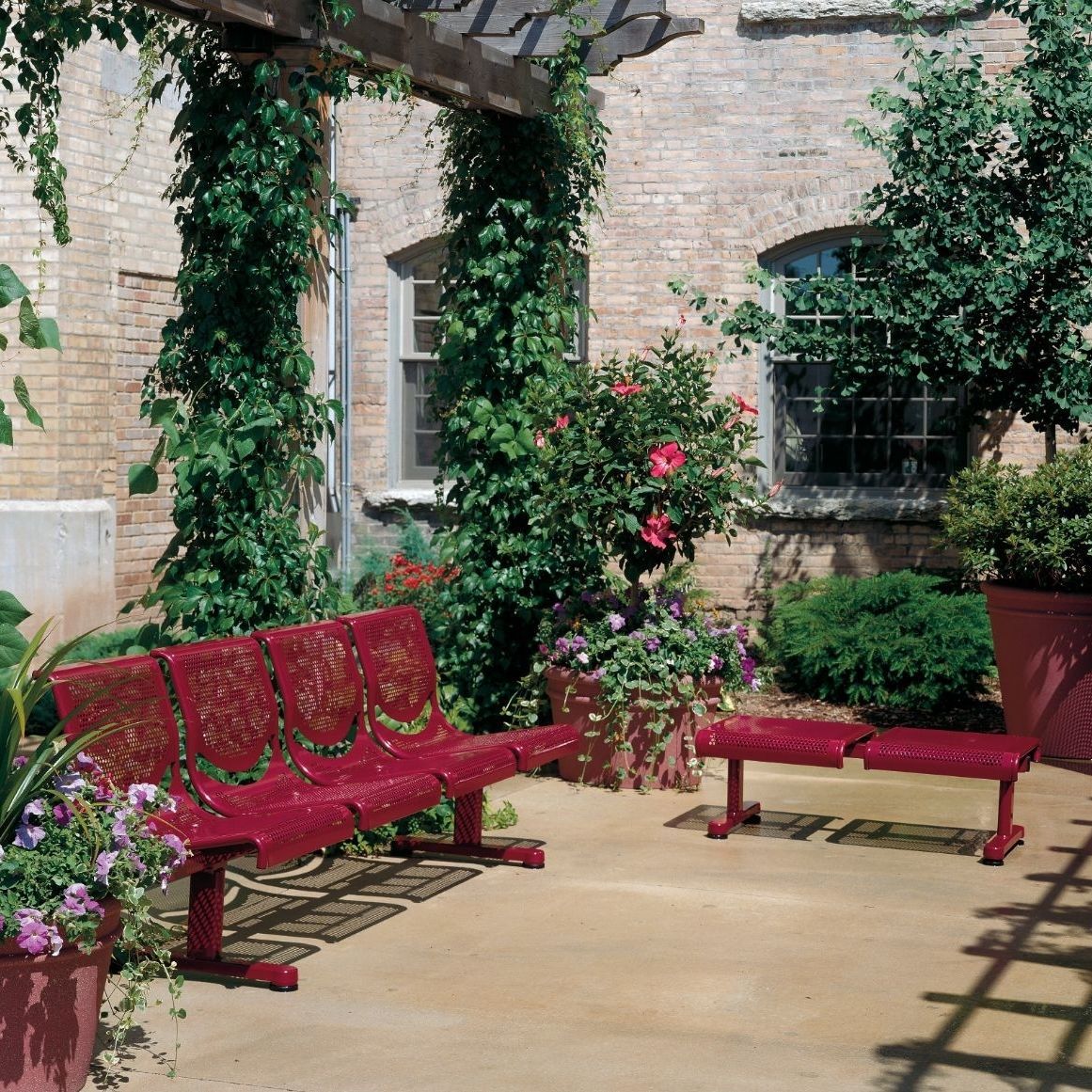 Metal beam chair - PROMENADE - KI - 3-seater / 4-seater / 2-person