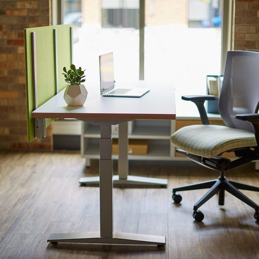 Workstation desk - WORKUP® - KI - free-standing / contemporary / wooden