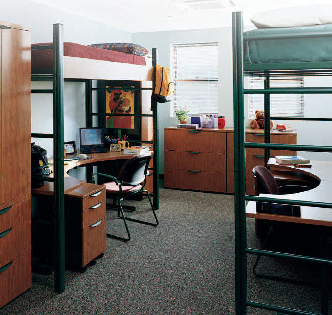 Loft bed - ROOMSCAPE® - KI - single / contemporary / with storage ...