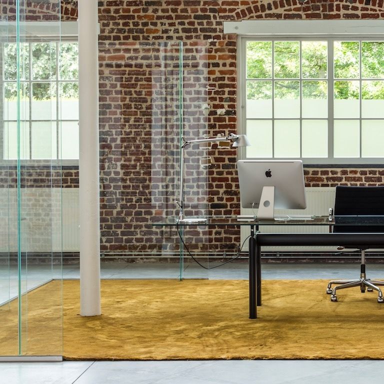 Contemporary rug - FAME - JOV - plain / linen / rectangular