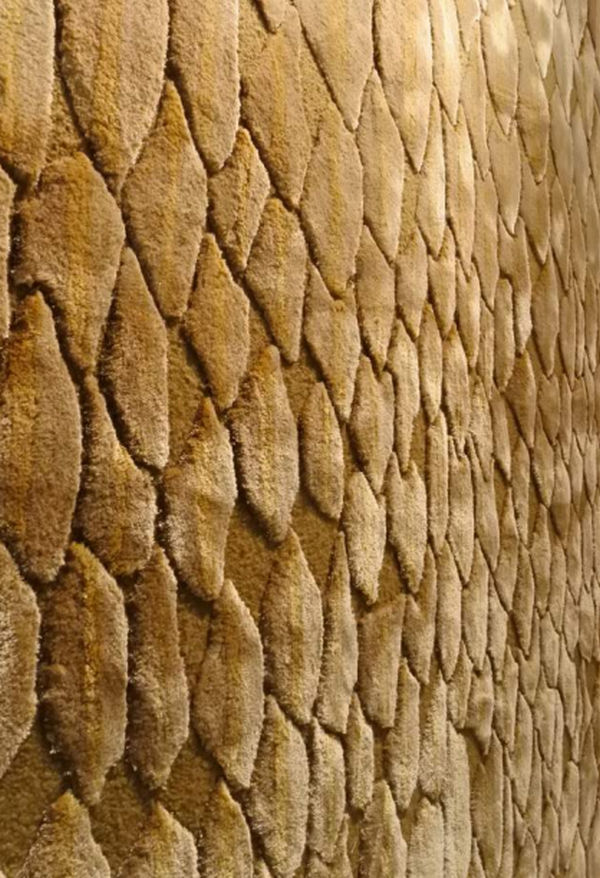 Contemporary rug - SCALES - JOV - patterned / wool / rectangular