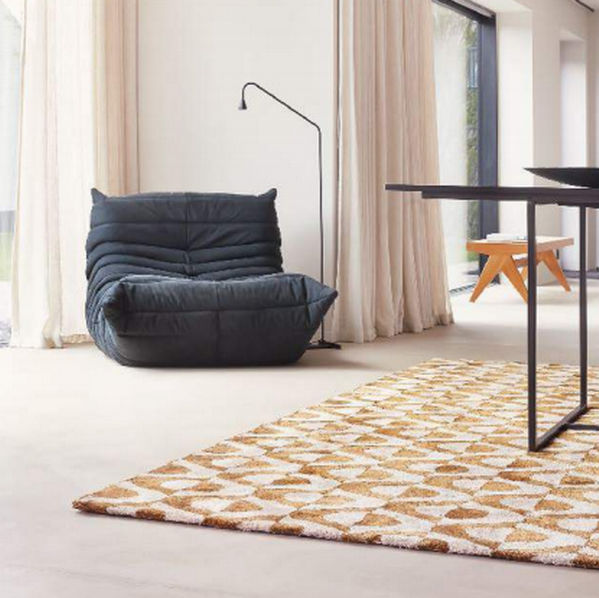 Contemporary rug - AJACCIO - JOV - patterned / wool / silk