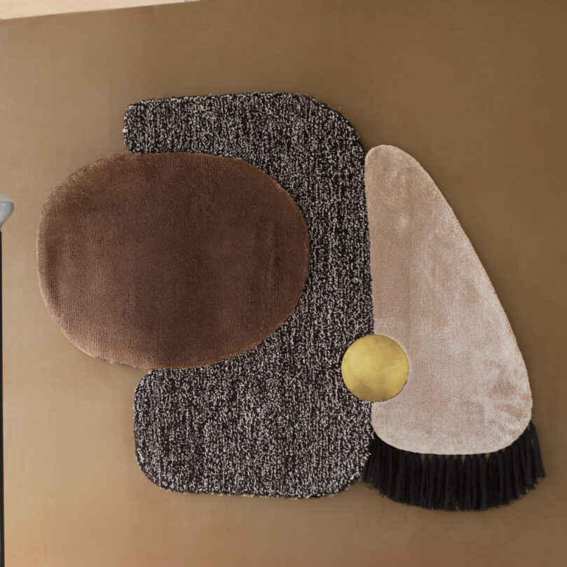 Contemporary rug - Mosa SERIES - JOV - patterned / multi-color