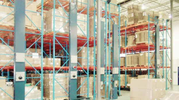 Standard mobile shelving - SAFERAK 60 - MONTEL - metal / high-density