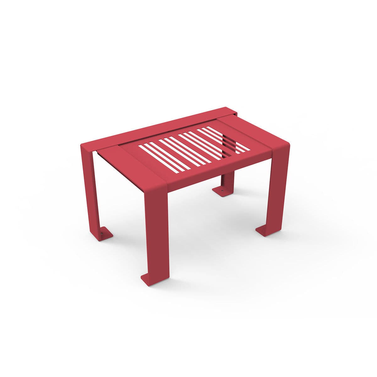 Contemporary stool - BASIK - GUYON - metal / metal base / rectangular