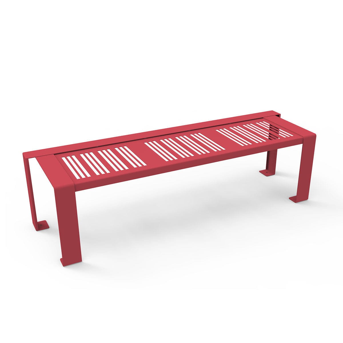 Classic public bench - BASIK - GUYON - polyester / metal / without backrest