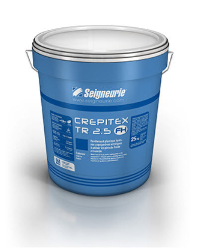 Cladding coating - CREPITEX TR 2.5 FH - Seigneurie - facade / plastic
