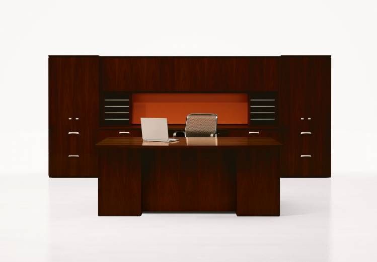 Commercial desk and storage set - EQUATE - Nucraft