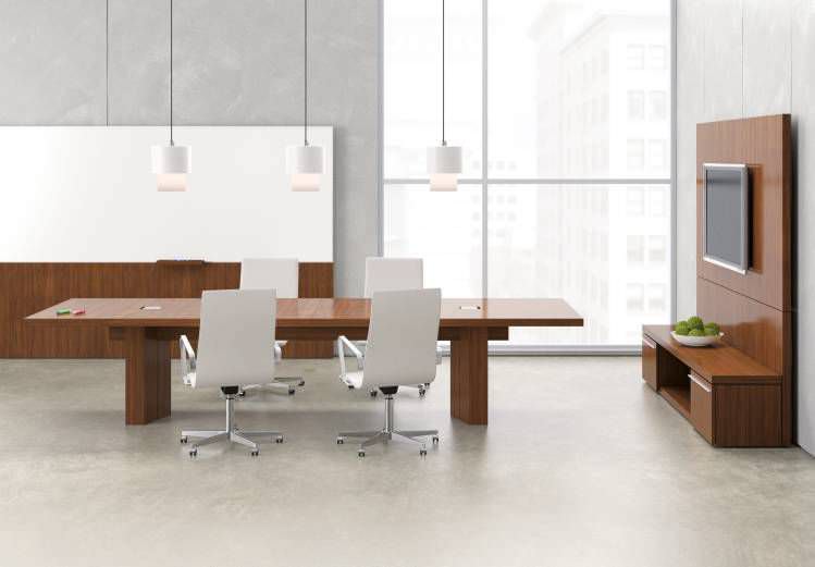 Contemporary multimedia cabinet - NEOS - Nucraft - for conference rooms ...