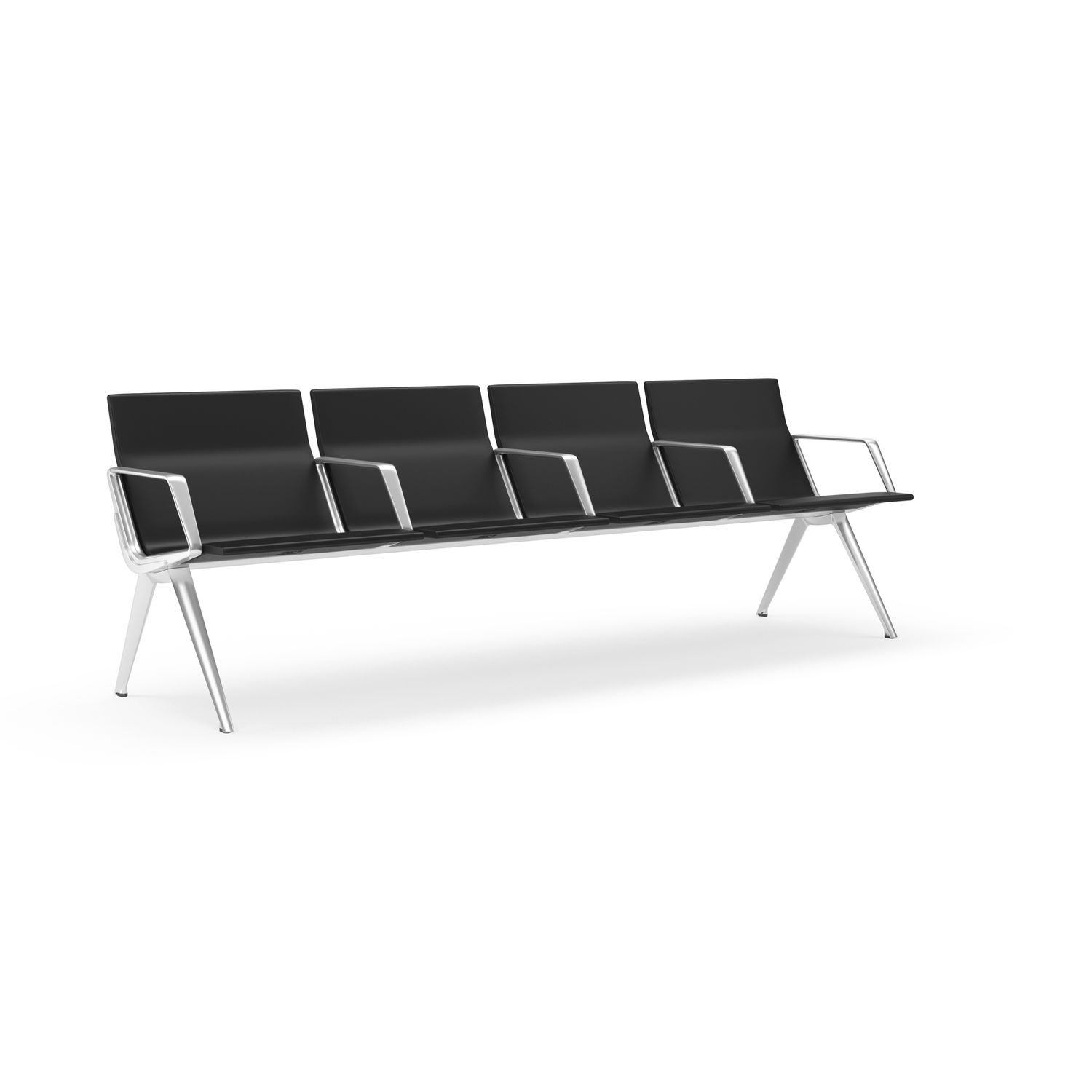 Aluminium beam chair - GTWay - ICF - cast aluminum / anodized aluminum ...