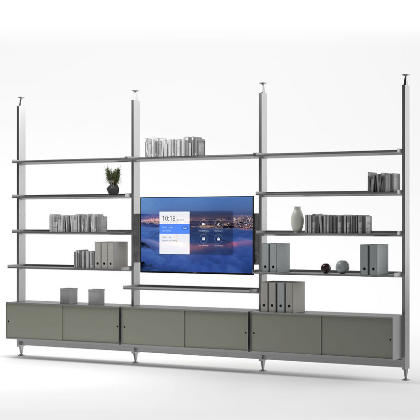 Floor storage cabinet - QADRO - ICF - for office / contract / for ...