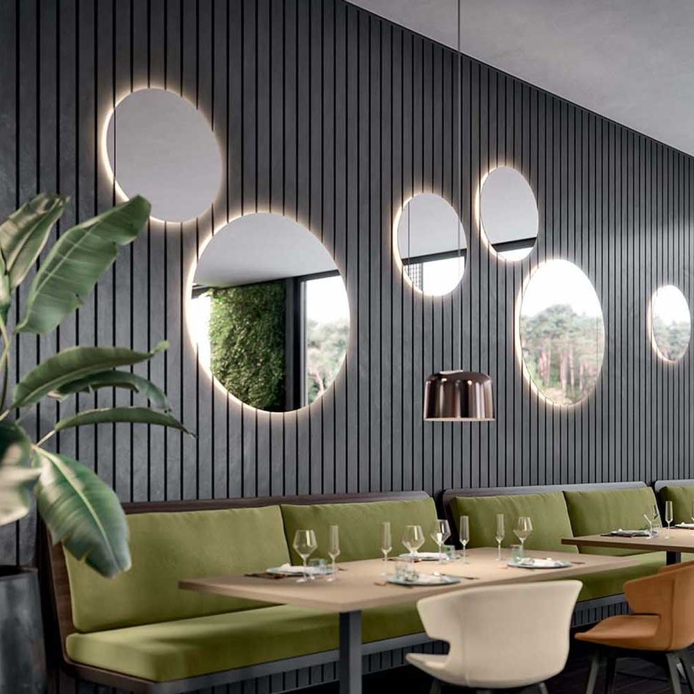 Wall-mounted mirror - ALTER EGO - Quadrifoglio Sistemi d'Arredo - for ...