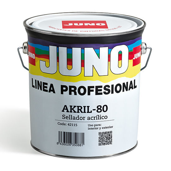 Decorative paint - Akril-80 - JUNO - outdoor / interior / for wall