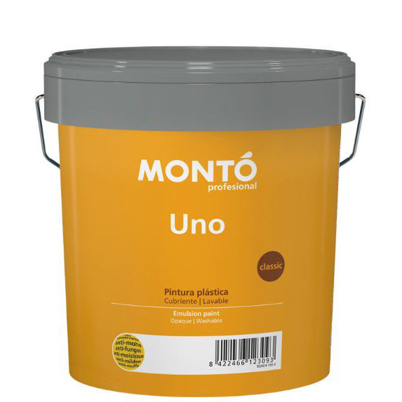 Protective paint - UNO - PINTURAS MONTO - interior / outdoor / for wall