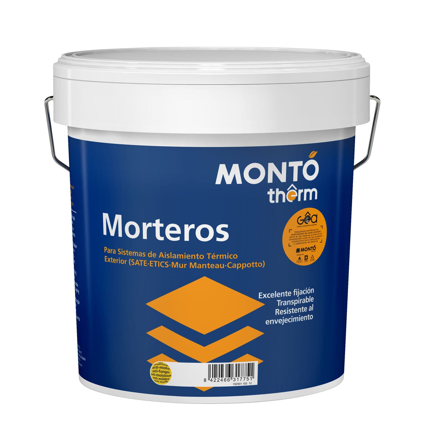 Cement primer - MONTOTHERM MORTERO ACRILICO - PINTURAS MONTO - water ...