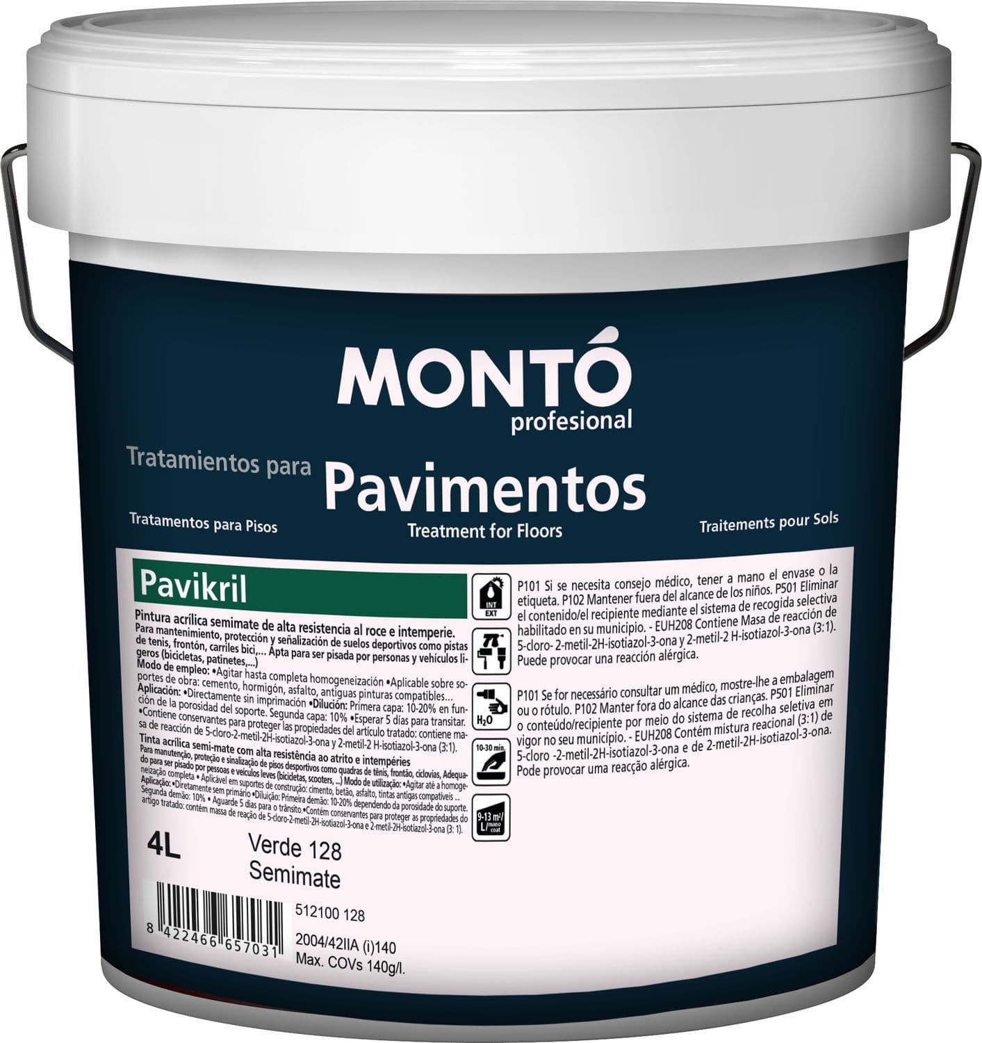 Protective paint - PAVIKRIL - PINTURAS MONTO - indoor / outdoor / for ...