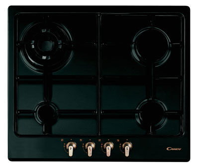 Gas cooktop - CPGC 64 SQPGH - Candy - 4 burner / built-in / with knobs